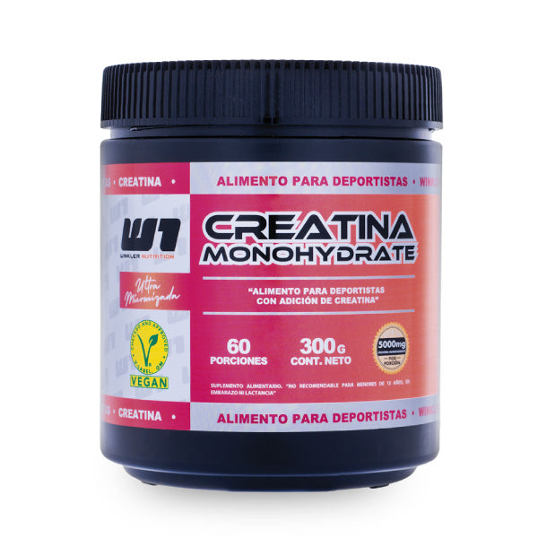 Creatina Monohidrato 300 grs. 60 servicios Winkler – Biogymstore Chile