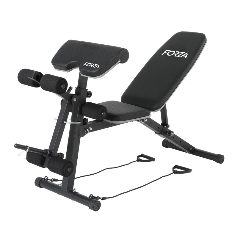 Banco Multifuncional + Bandas De Resistencia | Forza al MEJOR PRECIO ...