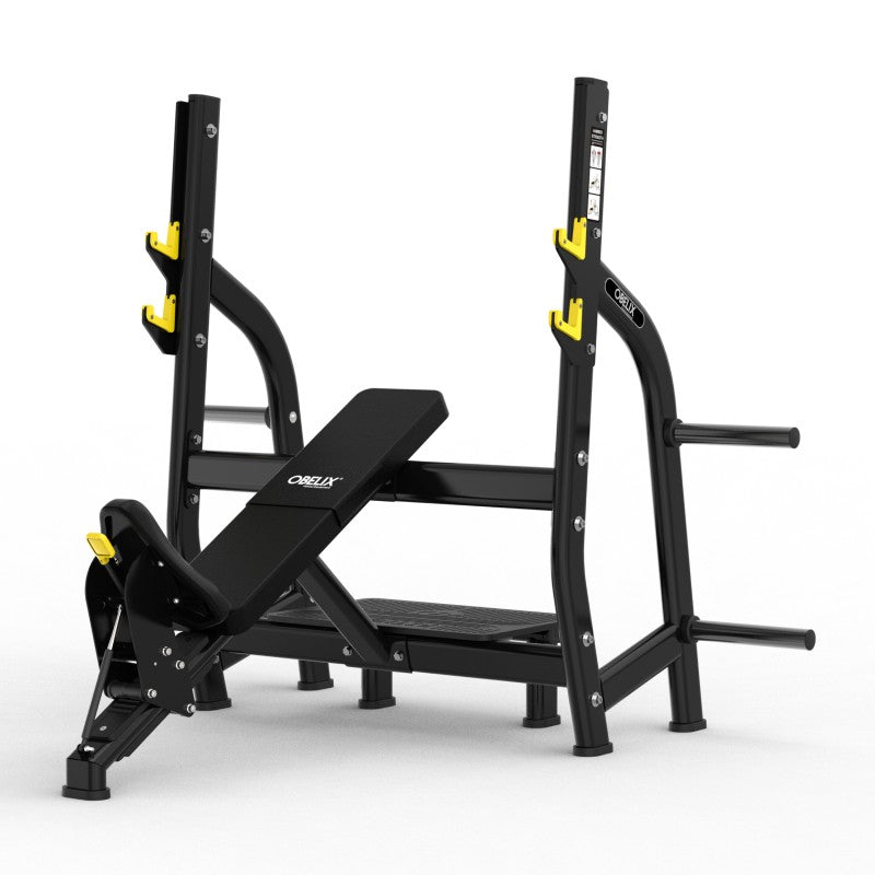【MAQUINAS PARA GIMNASIO】Banco Olímpico Inclinado MO 2.0 | Obelix ...