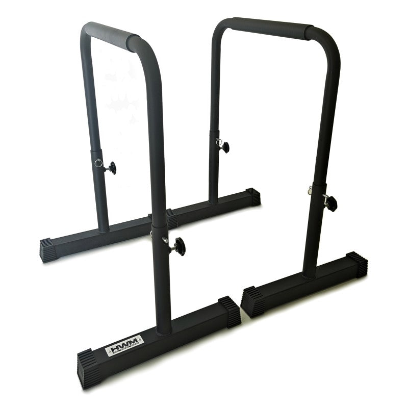 Barras Paralelas Ajustables 77-98cm (Par) | HWM – Biogymstore Chile