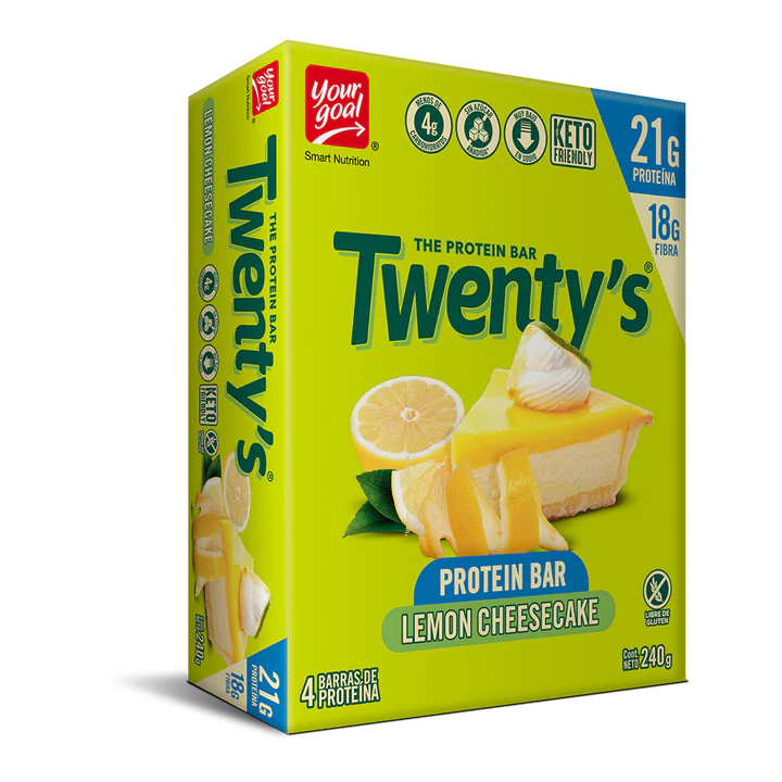 Twenty´s Lemon Cheesecake (4 unidades) – Biogymstore Chile